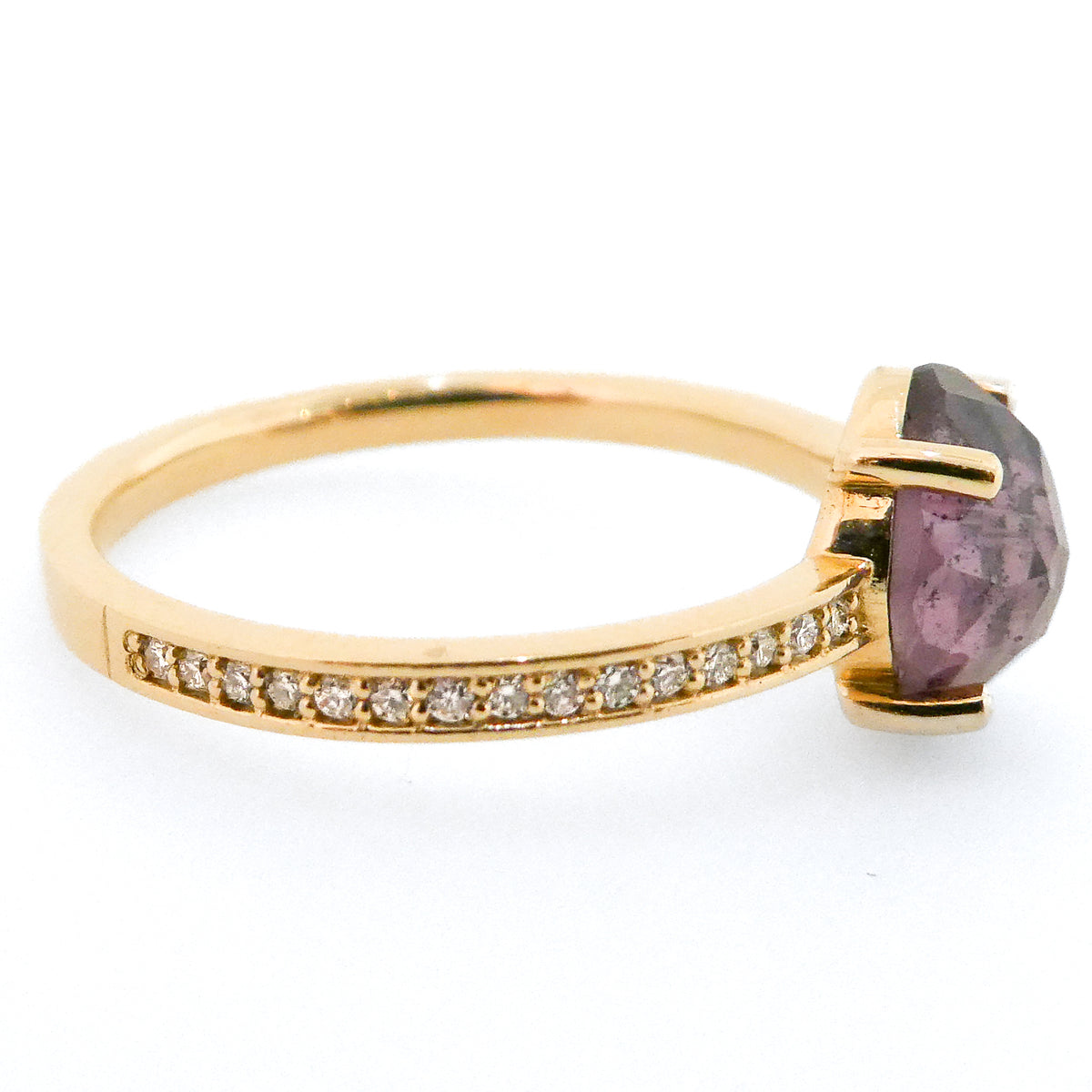14 Karat Yellow gold Purple Spinel "Rock Candy" Ring – New Gild Jewelers